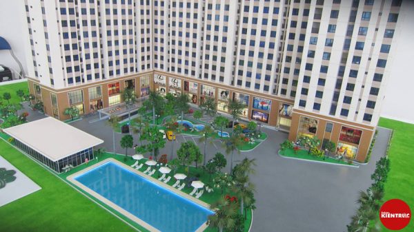 【Sabankientruc.com】Mô hình kiến trúc dự án Chung cư Zen Tower